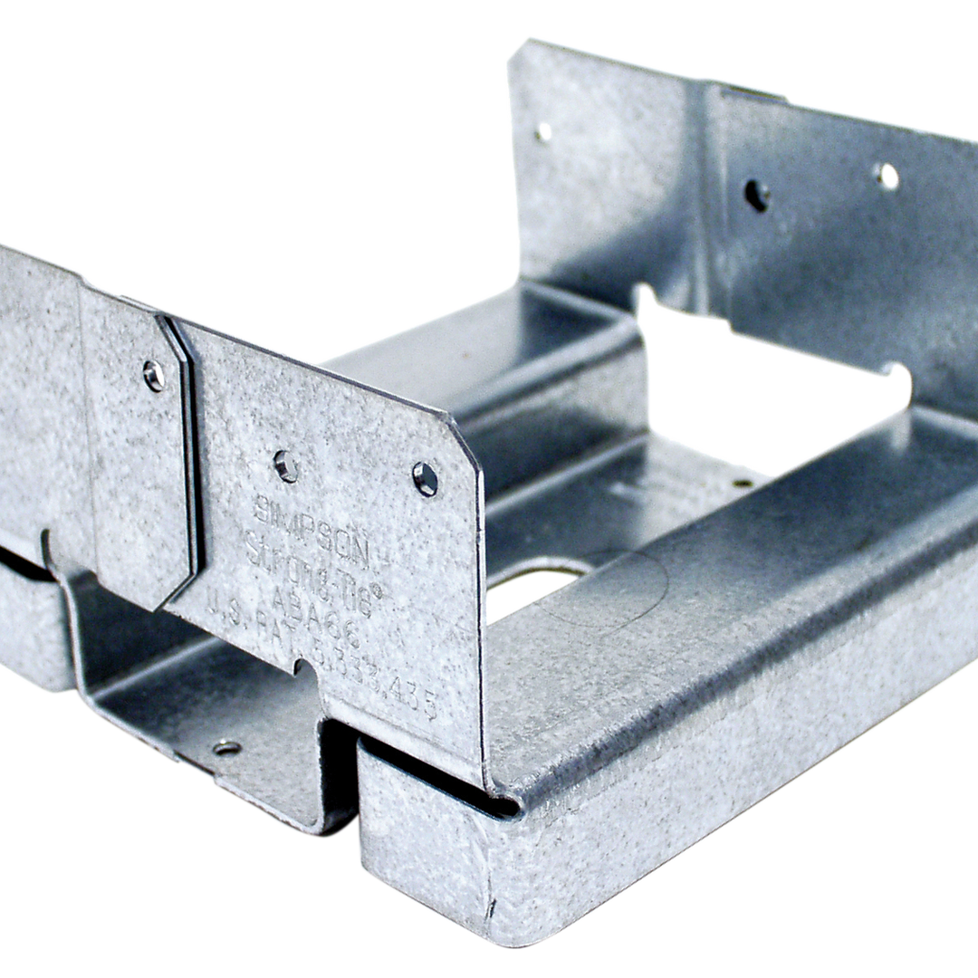 ABA ZMAX® Galvanized Adjustable Standoff Post Base for 6x6 (Pack of 10 ...